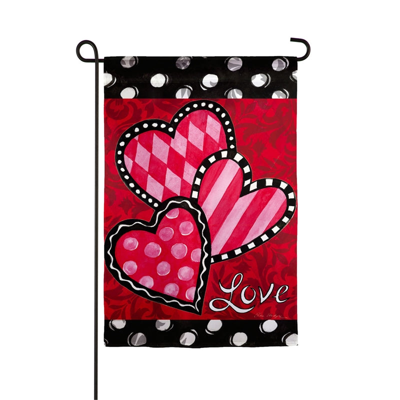 Valentine's Day Flags & Banners | Heart Windsocks | Love Garden Flags