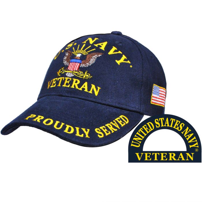 U.S. Navy Veteran Hat | Military | Fly Me Flag