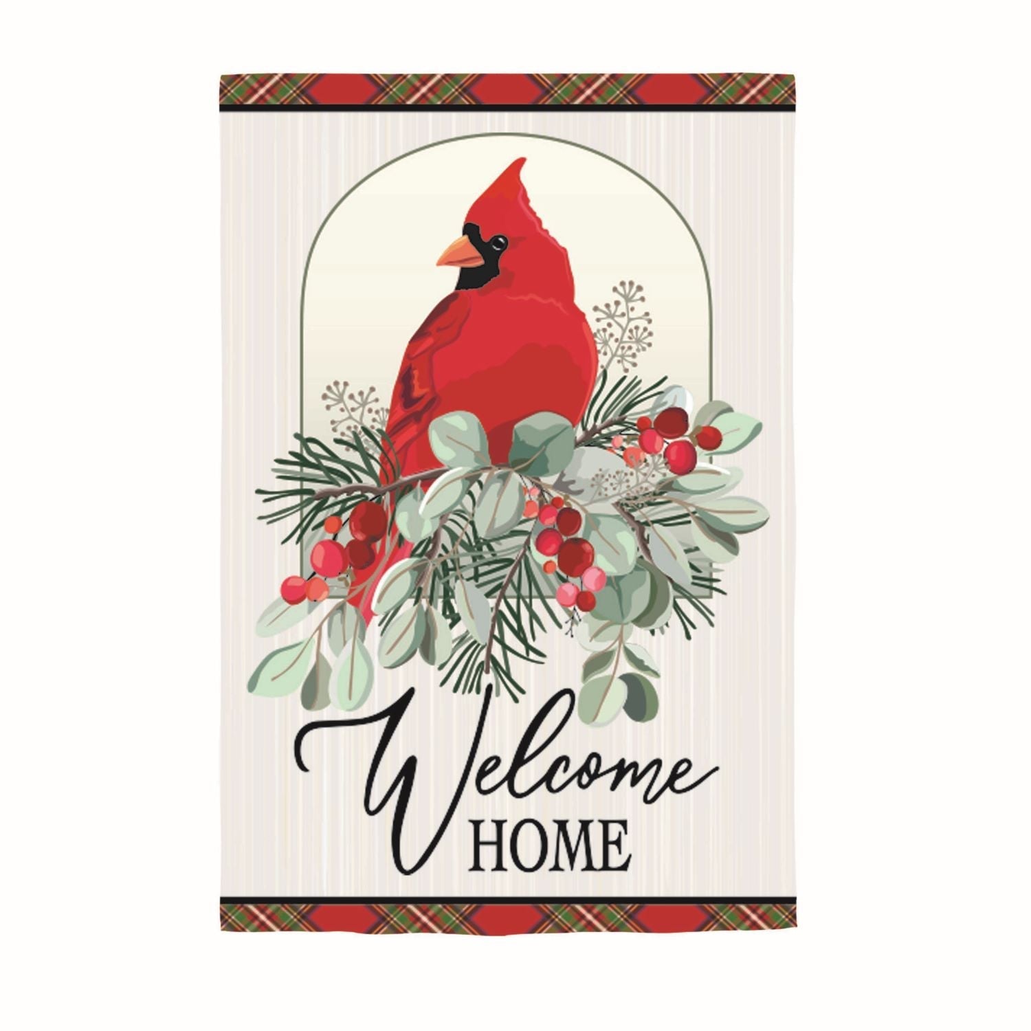 Welcome Home Moire House Banner | Winter Flags | Fly Me Flag