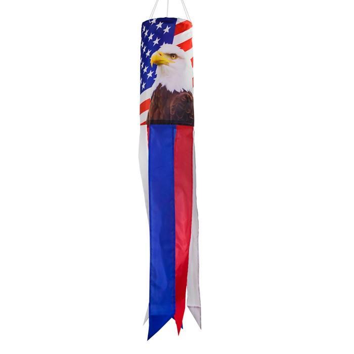Patriot Eagle 30" Windsock | Patriotic Windsocks | Fly Me Flag