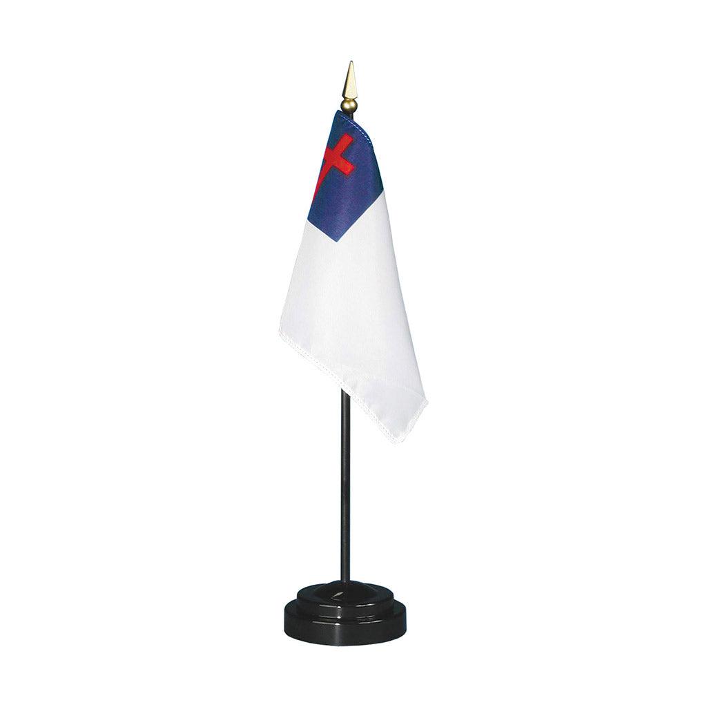 Christian Mounted Stick Flags | Christian Handheld Flags | Fly Me Flag