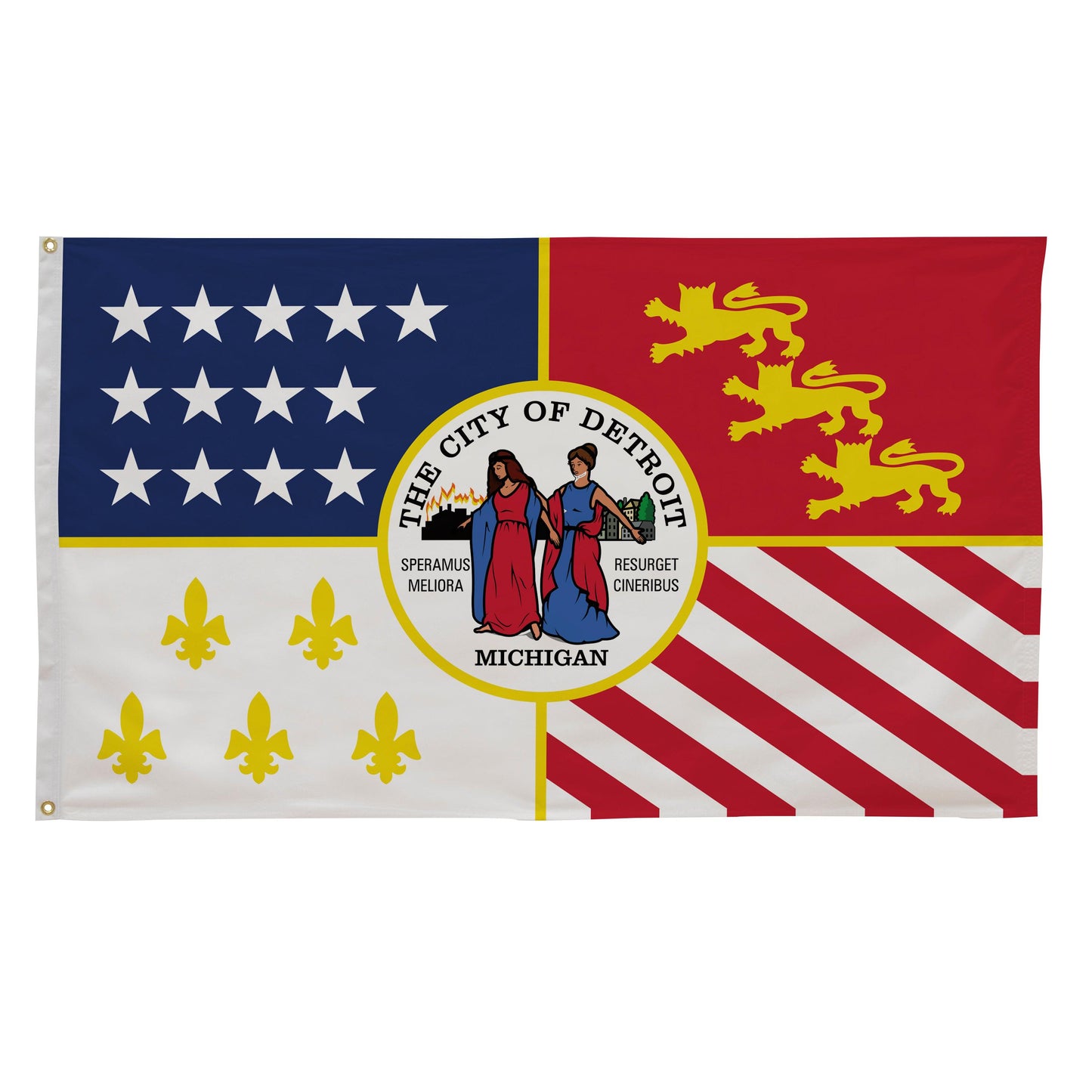 Buy Outdoor City of Detroit Flags