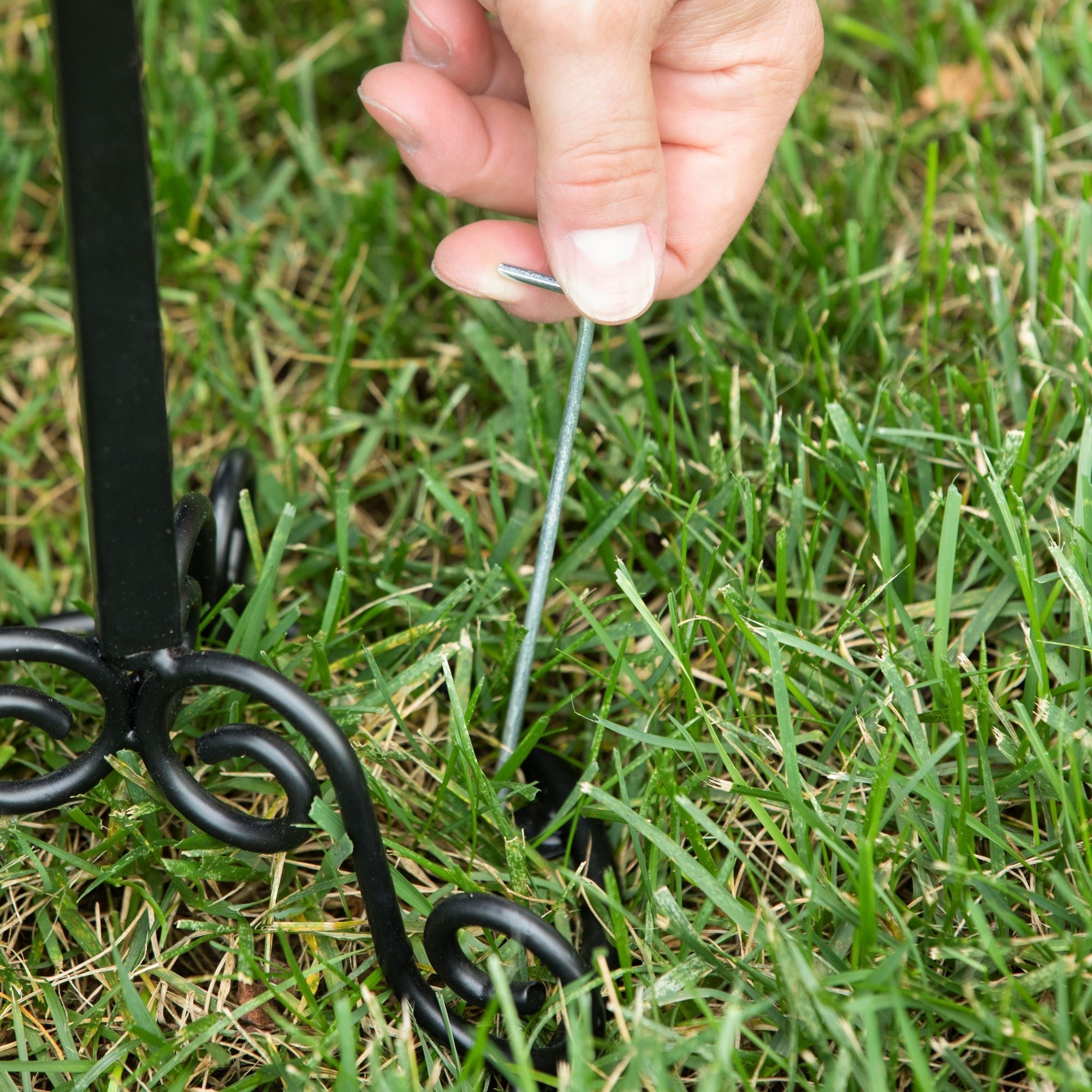 Door Decor Stand With Stakes | Wreath Display Stand | Fly Me Flag