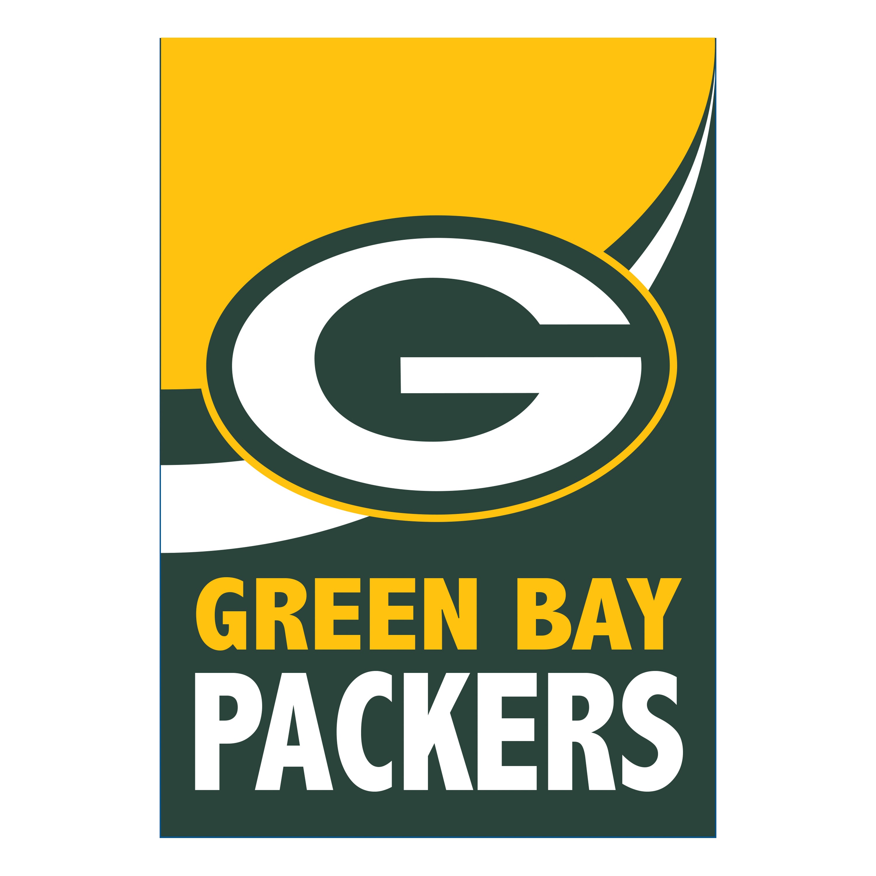 Green Bay Packers Burlap Garden Flag | Fly Me Flag