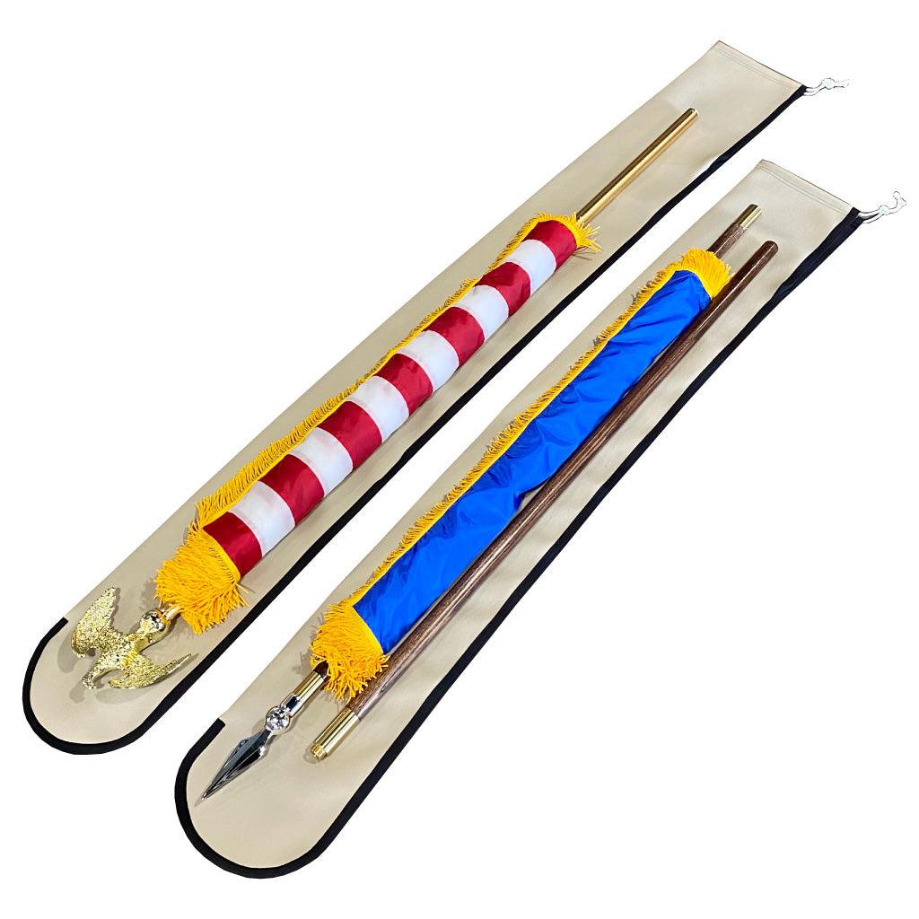 Leatherette Flag Cover | Flagpole Storage Case | Fly Me Flag