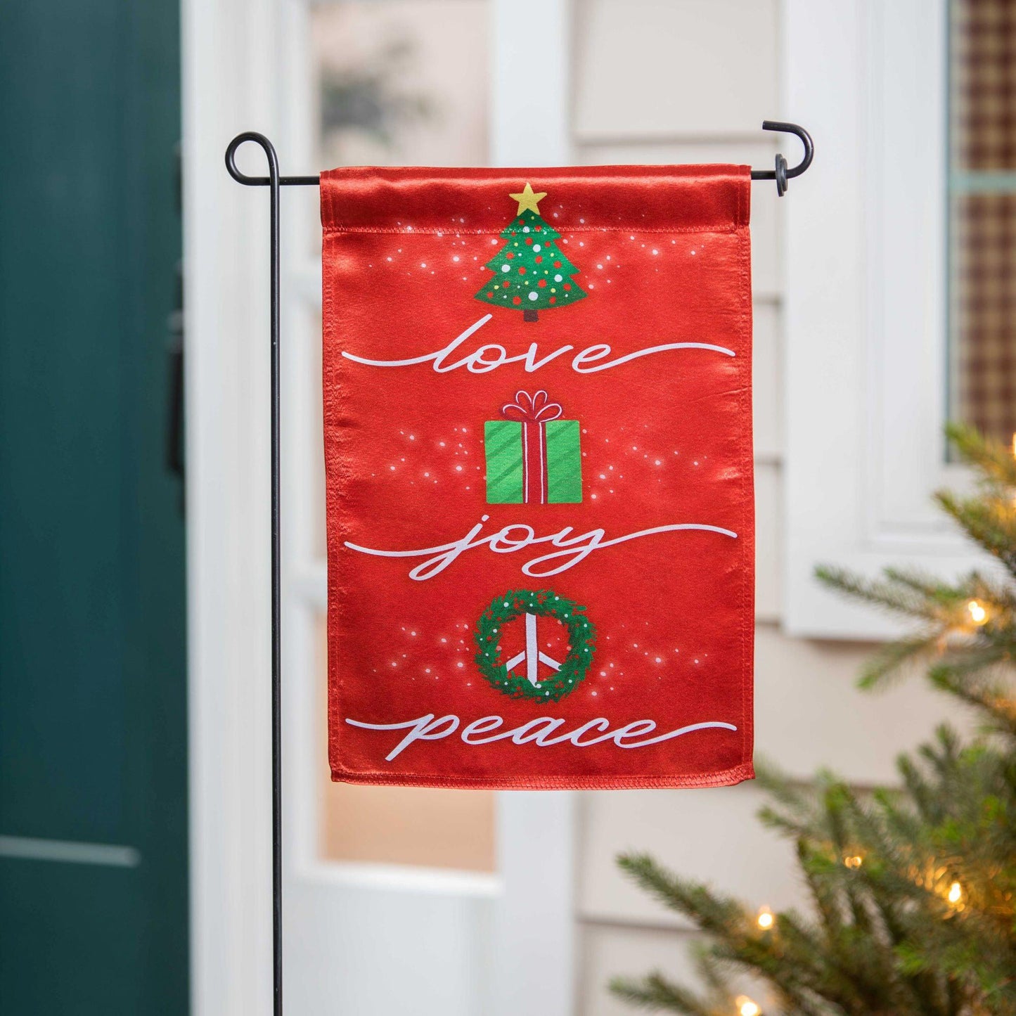 Love, Joy, Peace Garden Flag | Christmas Banners | Fly Me Flag