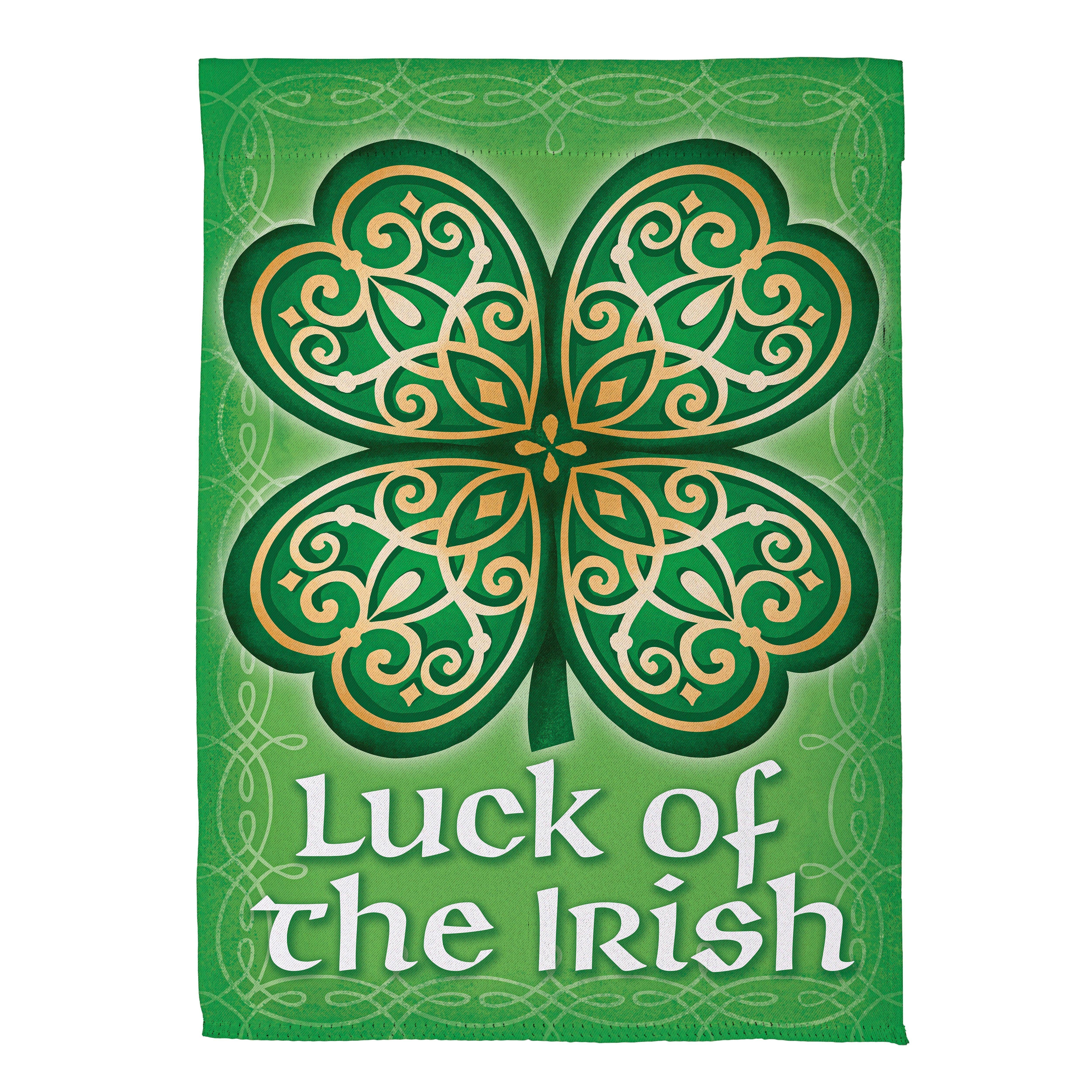 Luck Of The Irish Garden Flag | St. Patrick's Flags