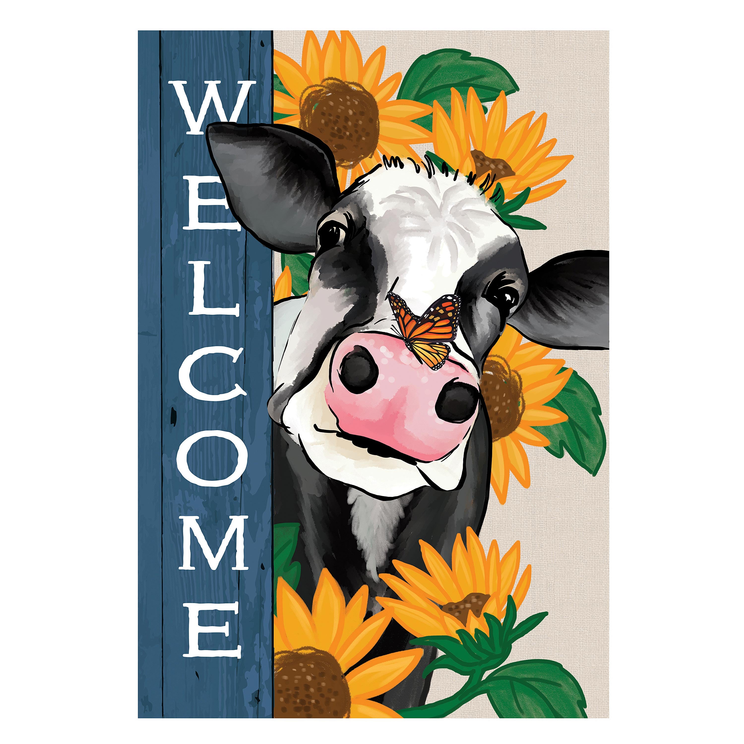 Mooove Over For Fall Garden Flag | Animal Flags | Fly Me Flag
