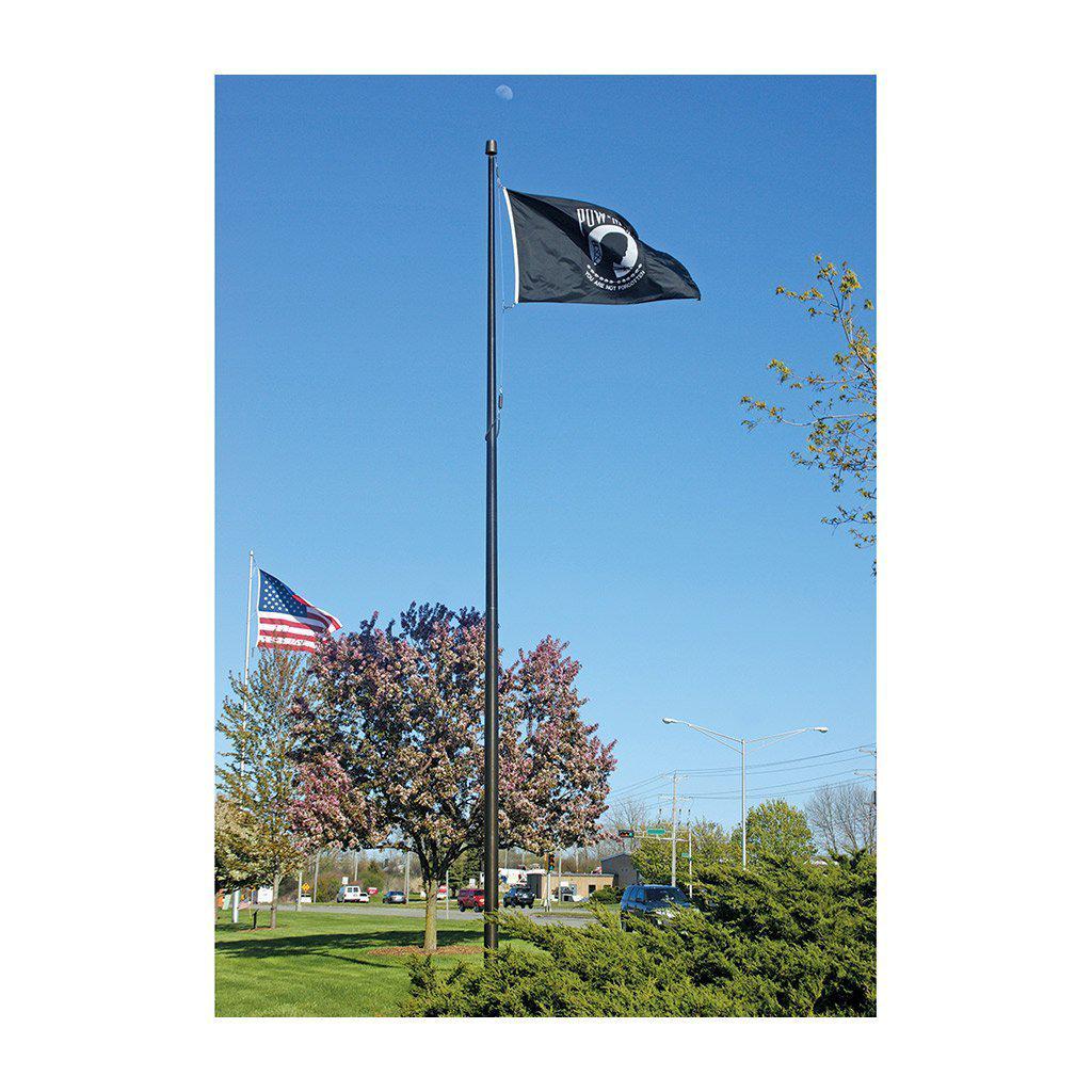 20' Internal Halyard Flagpole | Winch & Crank Kit