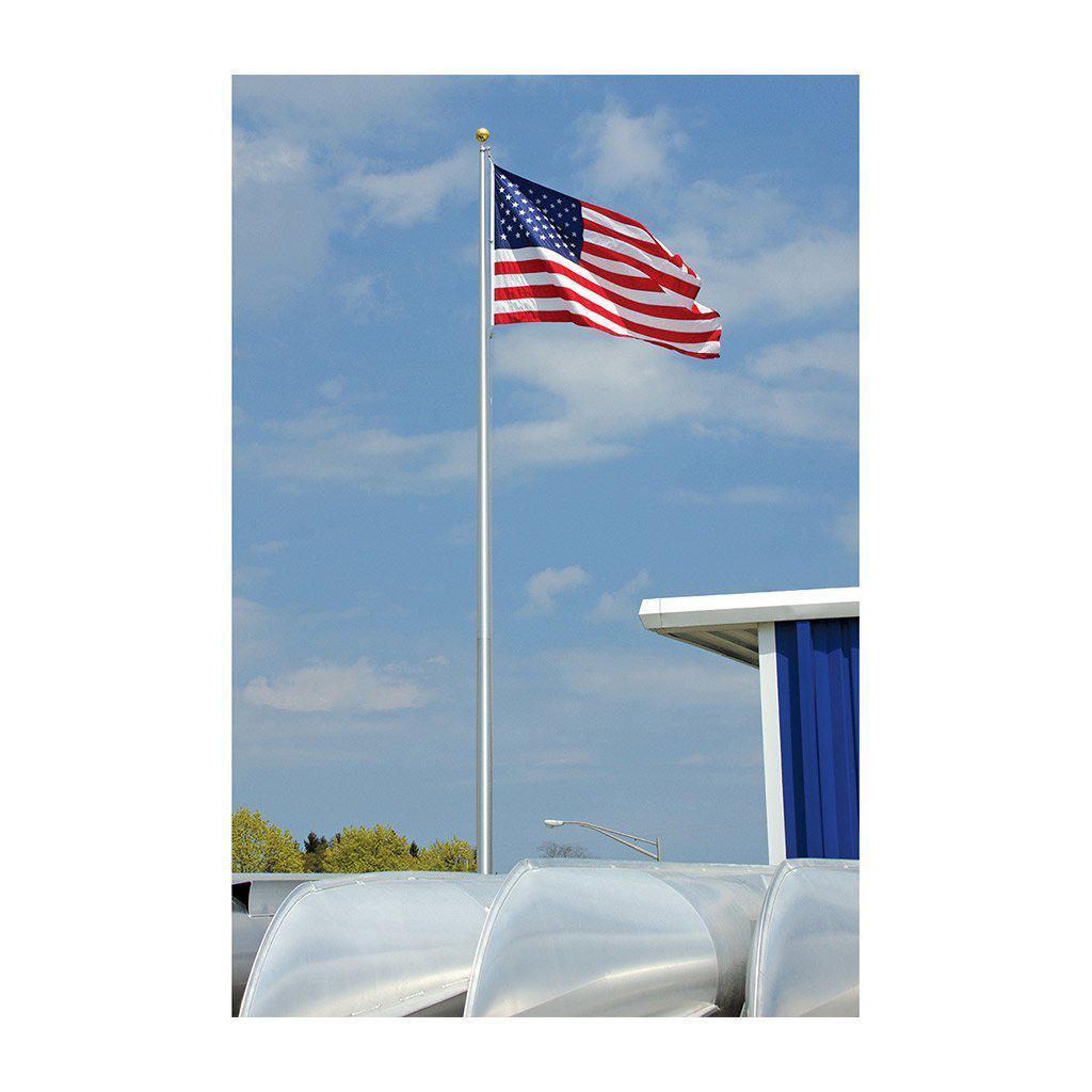 40' External Halyard Flagpoles | Installed & Ready