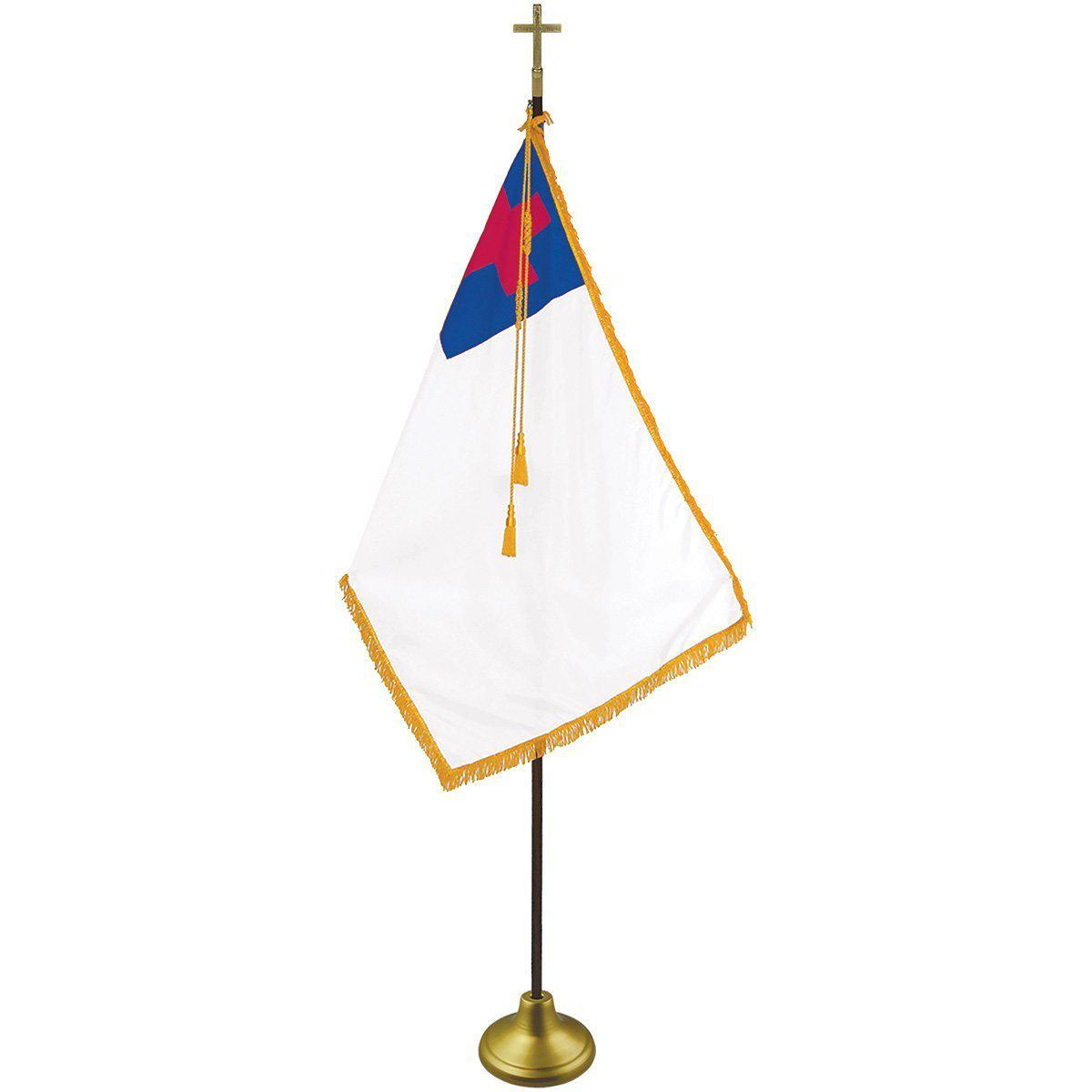 Christian Flags with Pole Hem & Fringe | Fly Me Flag