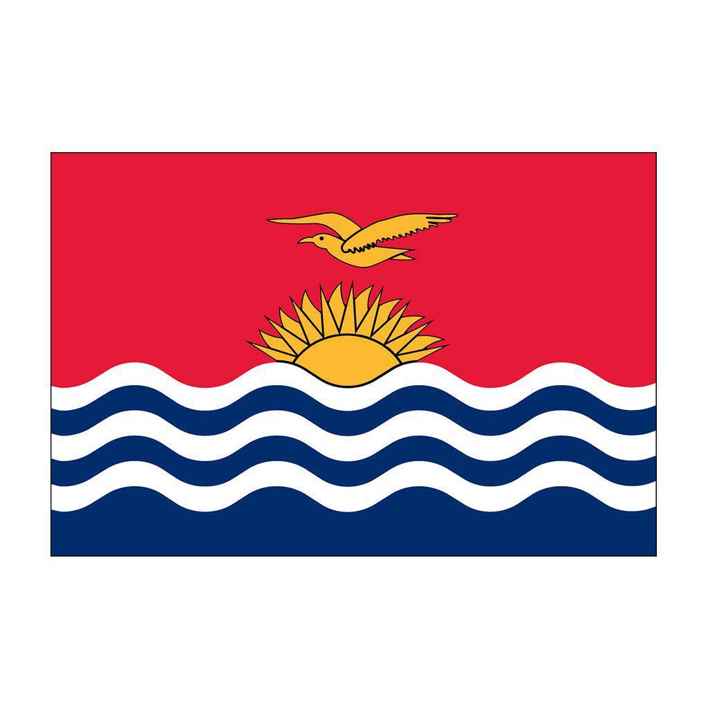 Kiribati Flag Kiribati Travelers Reminded Of Fiji's New Fresh Sea Food