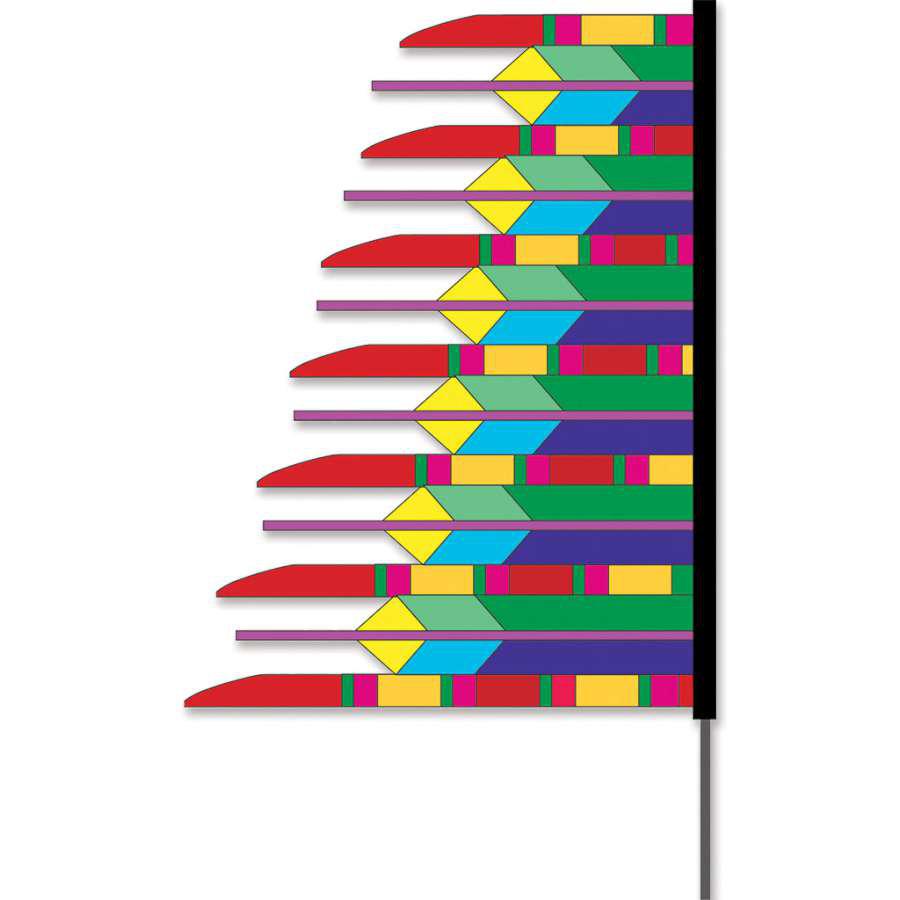 SoundWinds Red Powwow Banner | Fly Me Flag