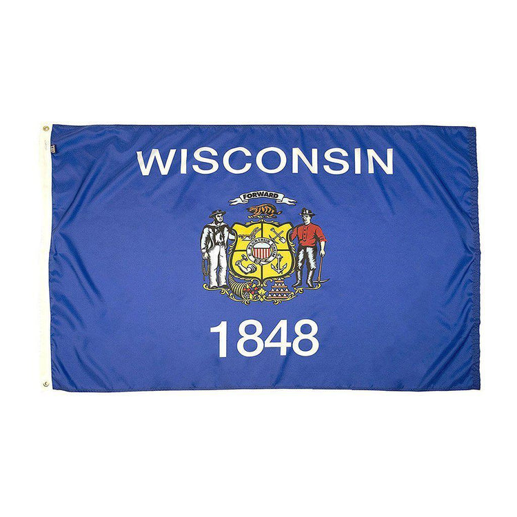 Buy Outdoor State of Wisconsin Flags | State Flags | Fly Me Flag